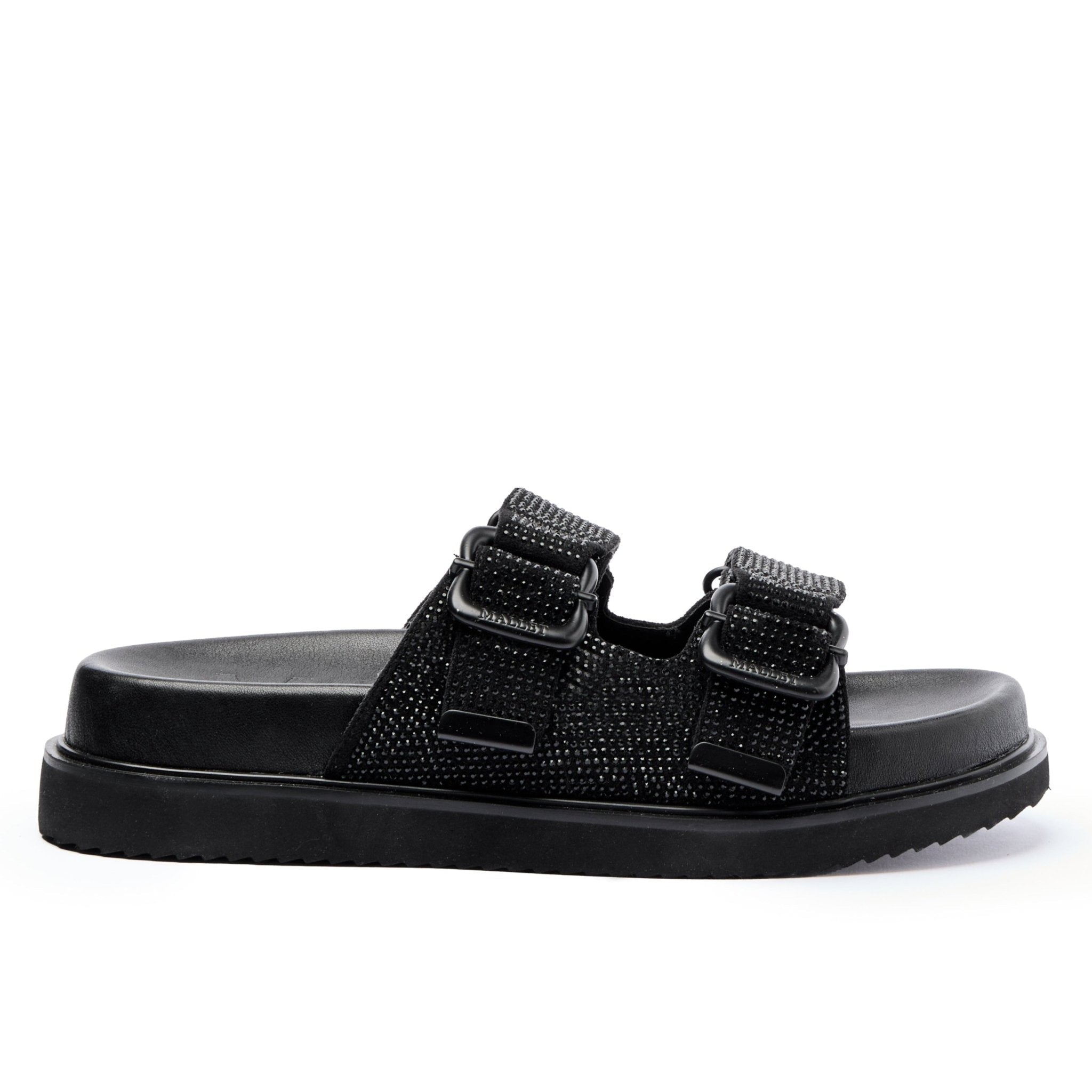 Sadie Sandal Black Diamante Womens – Mallet London - US
